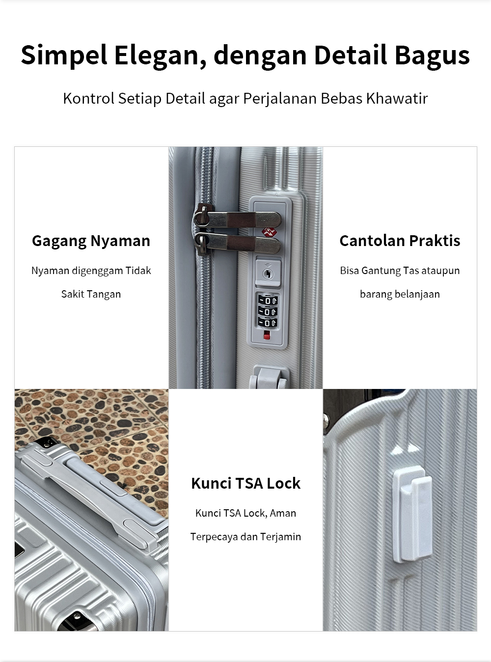 Jual TUTTOO Y75Z Koper 18 inch 19 inch 25 inch Anti Pecah Hardcase ...