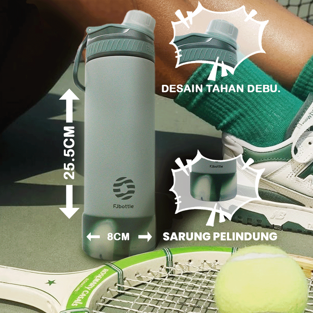Jual FJBottle - SR2066 Botol Minum Tumbler Olahraga Flowy Gradasi 710ml BPA FREE SUS 304 Tahan ...