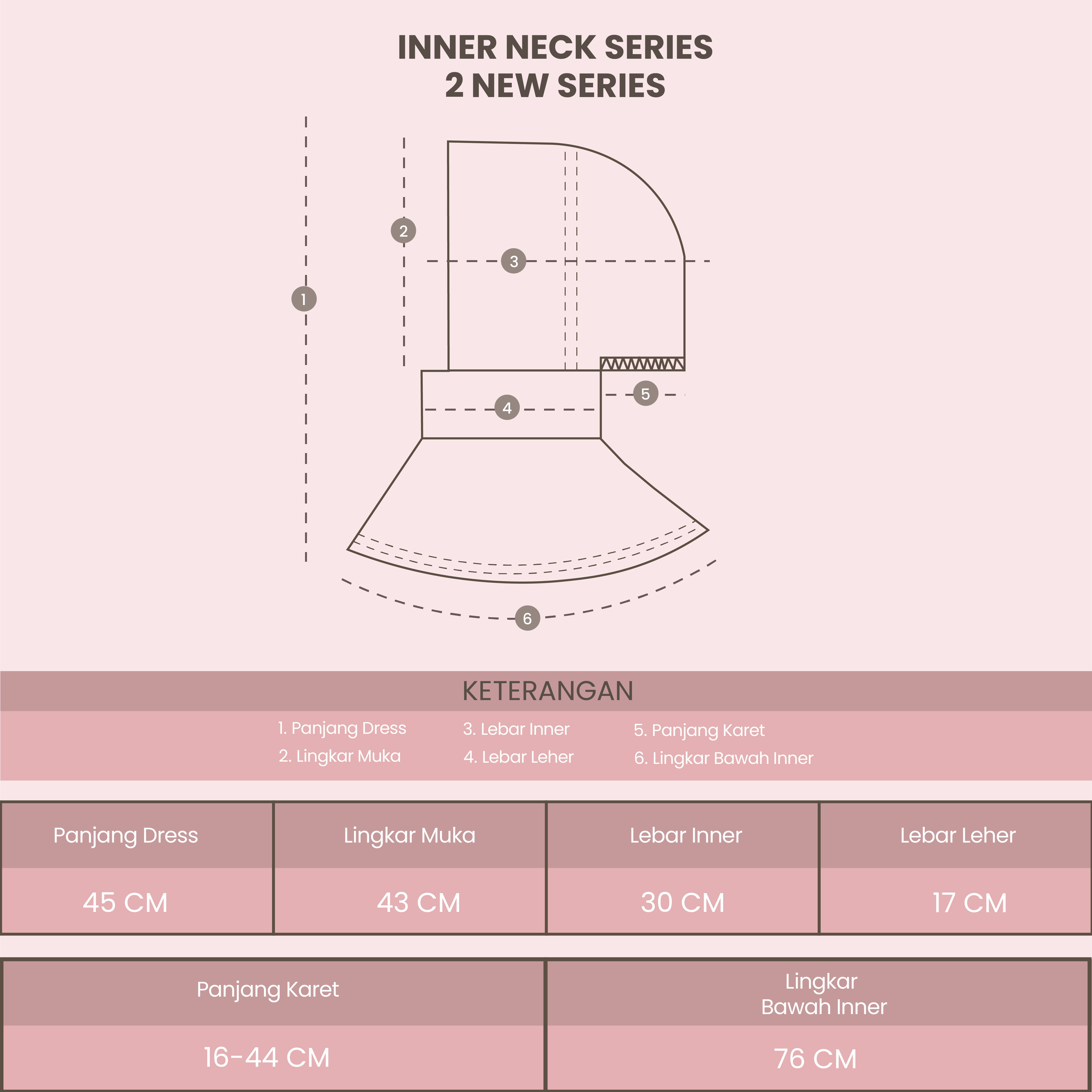 Jual Lozy Hijab - Inner Neck Series 2 (Inner Ciput Ninja Resleting ...