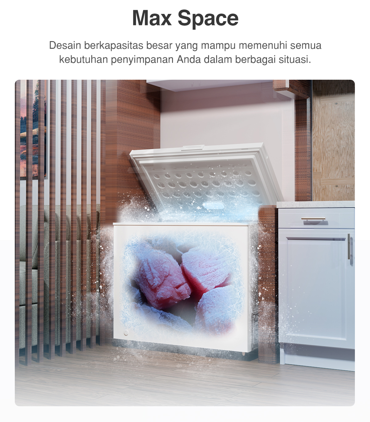 Jual TCL Chest Freezer Kapasitas 210 Liter Super Freezing - Storage ...