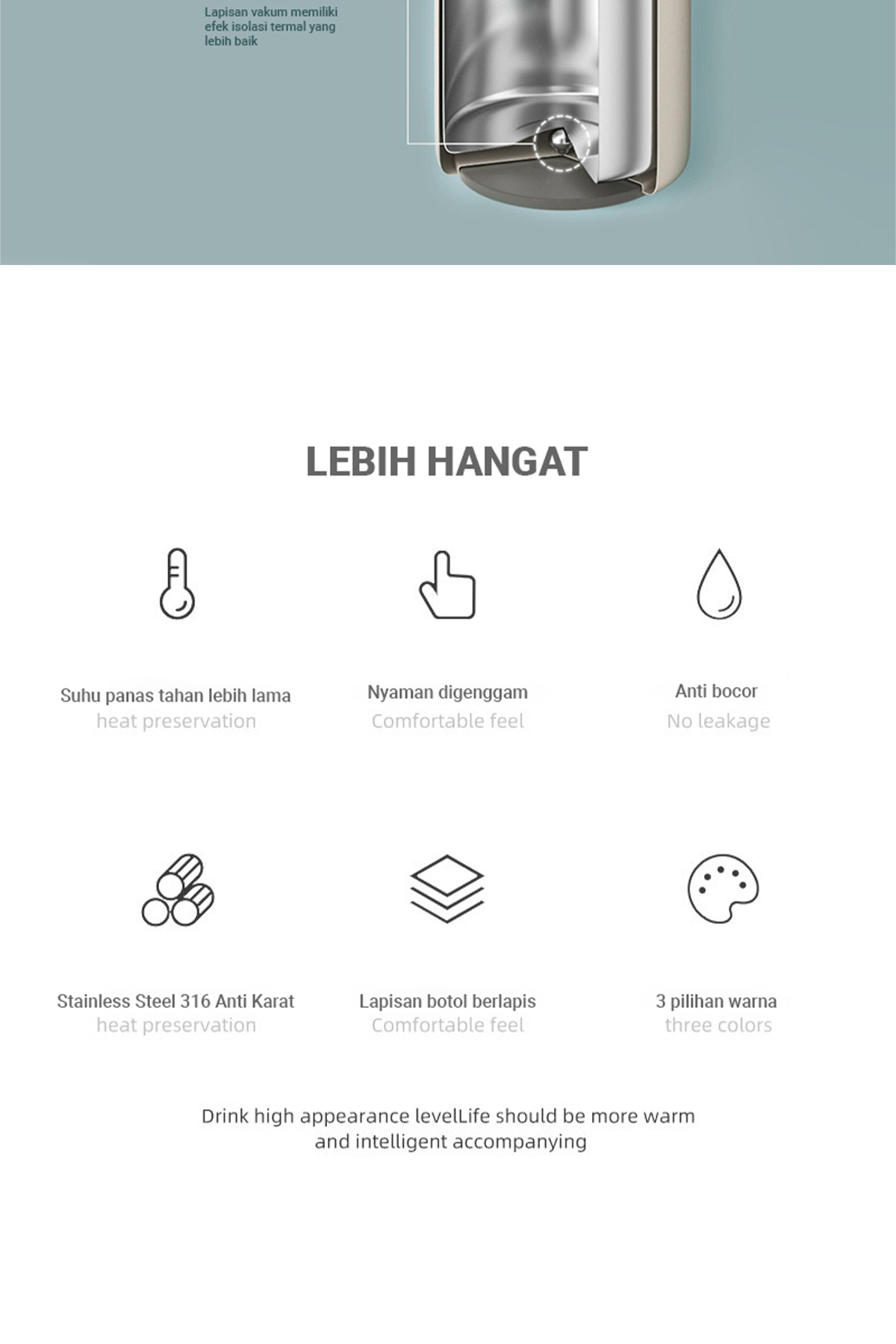 Jual LocknLock Wanna Be Screw Tumbler Carry Handle 450ml LHC4246 ...