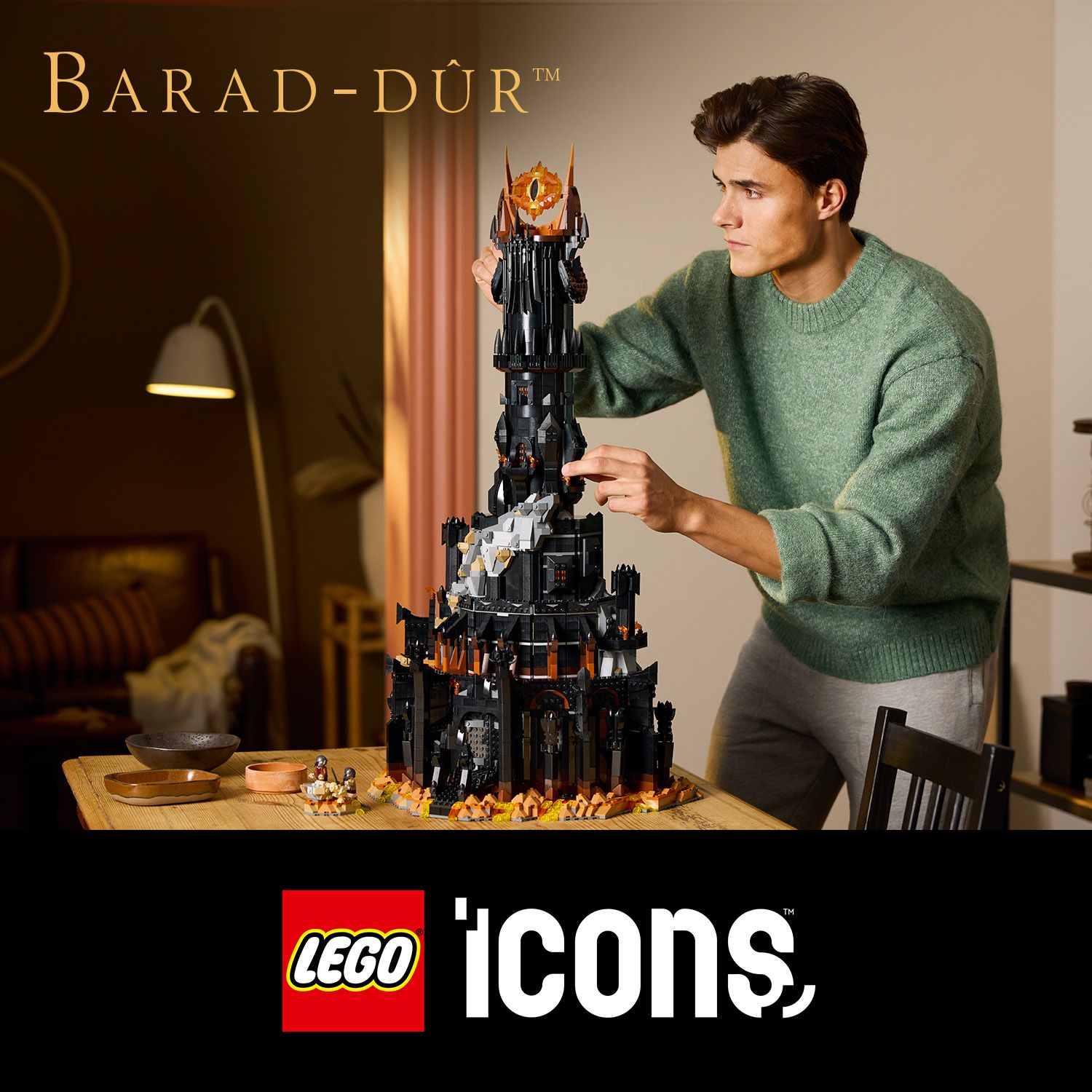 Jual LEGO Icons 10333 The Lord of the Rings: Barad-dûr (5,471 Pieces ...