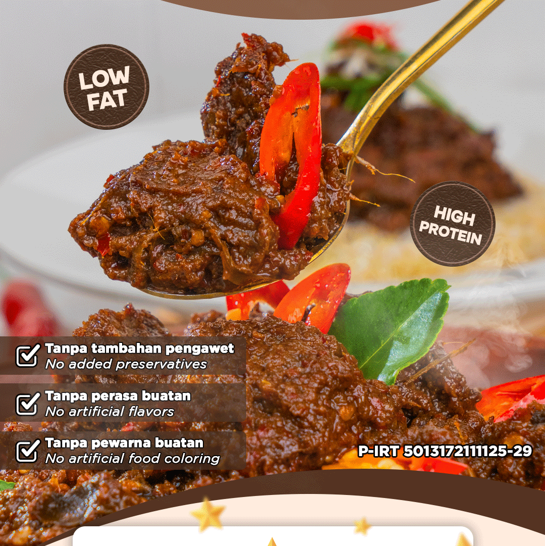 Jual Gracious Signature Beef Rendang (Makanan Instant Sehat Siap Saji ...