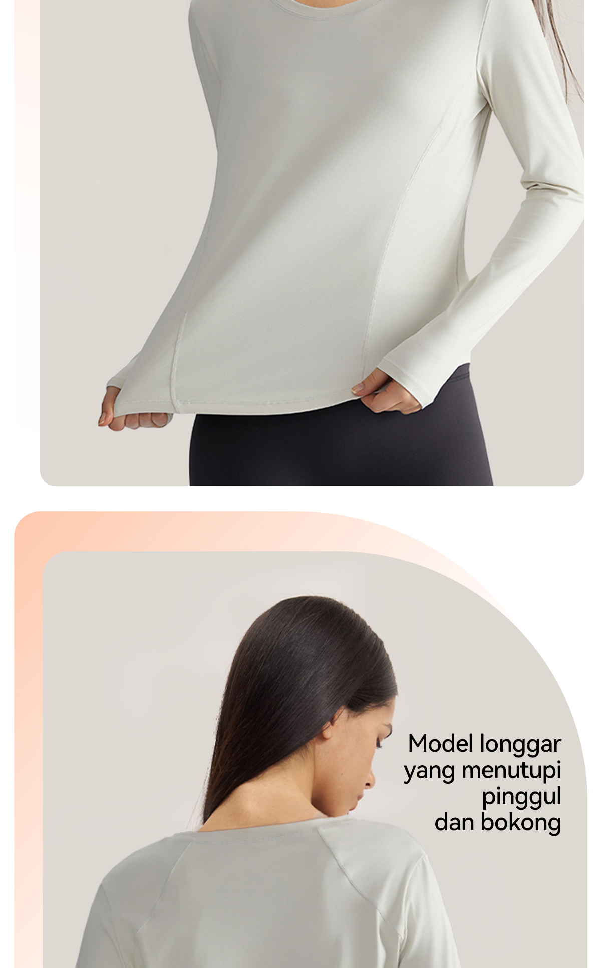 Jual COSI ACTIVE CREORA® Kaos Olahraga Wanita Lengan Panjang Long ...