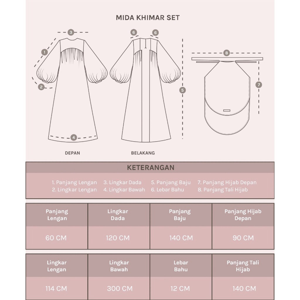 Jual Lozy Hijab - Mida Abaya Khimar Set (Abaya Gamis Set French Khimar Haji dan Umrah Lozy x ...