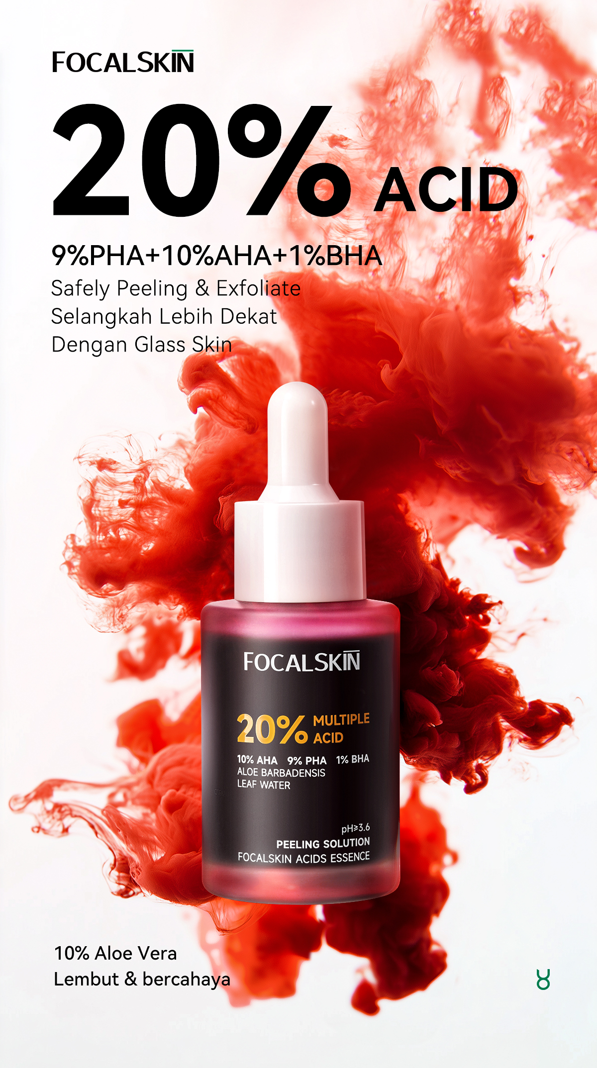 Jual FOCALSKIN Peeling Solution Serum 30ml - 20% Acid Intensive ...