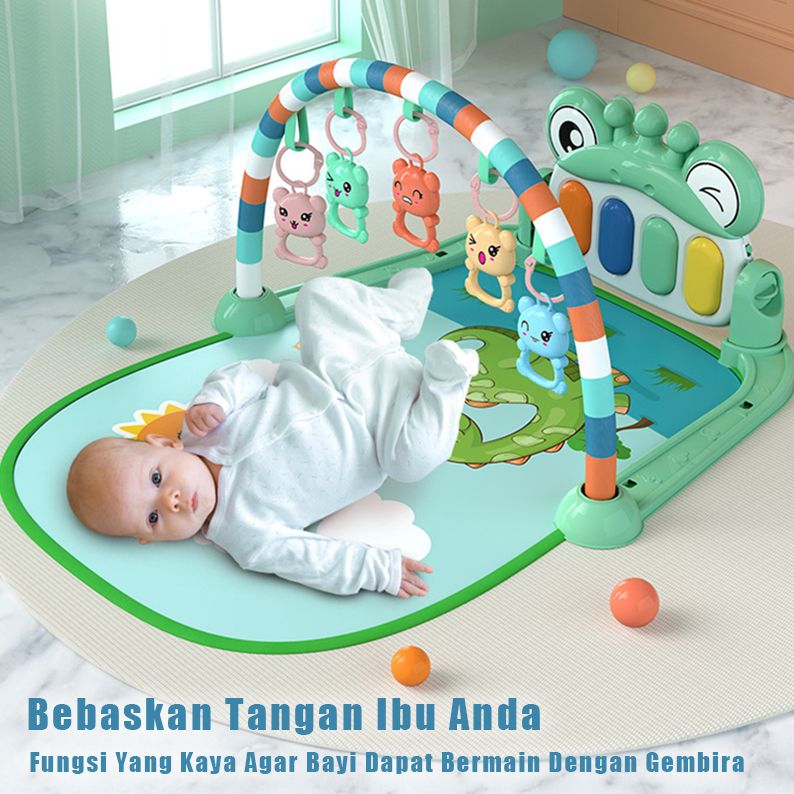 Jual HAPYEE bayi gym Playgym Mainan Bayi Rattle Playmate Musik Piano ...