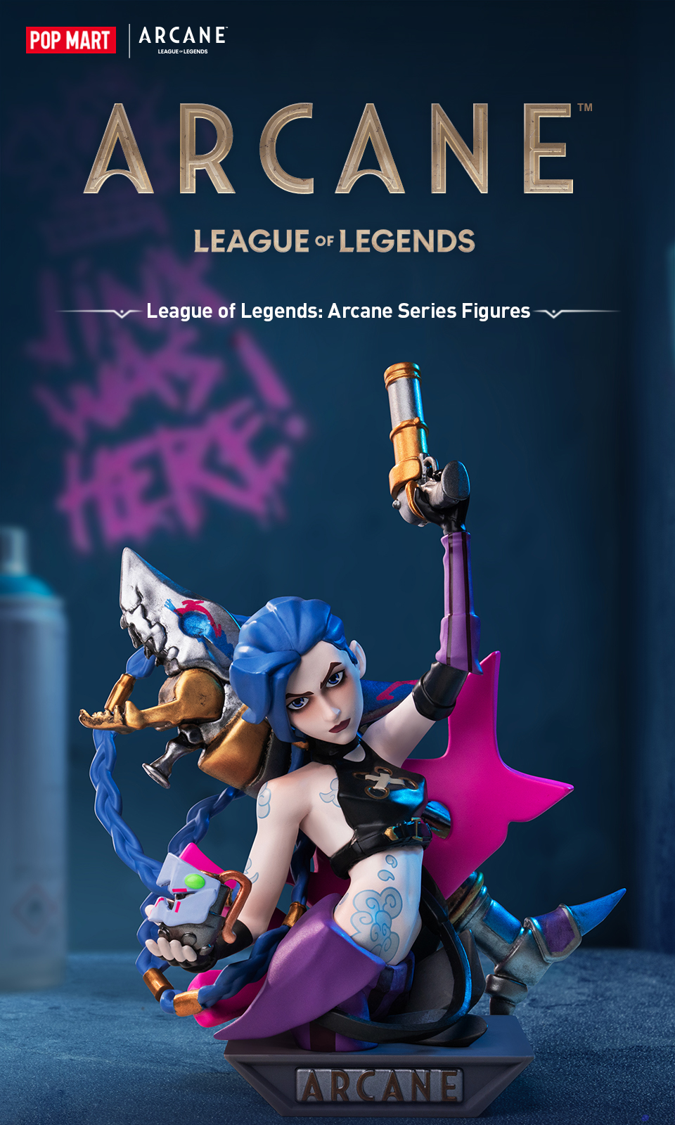 Jual POP MART League of Legends: Arcane Series Figures Blind Box ...