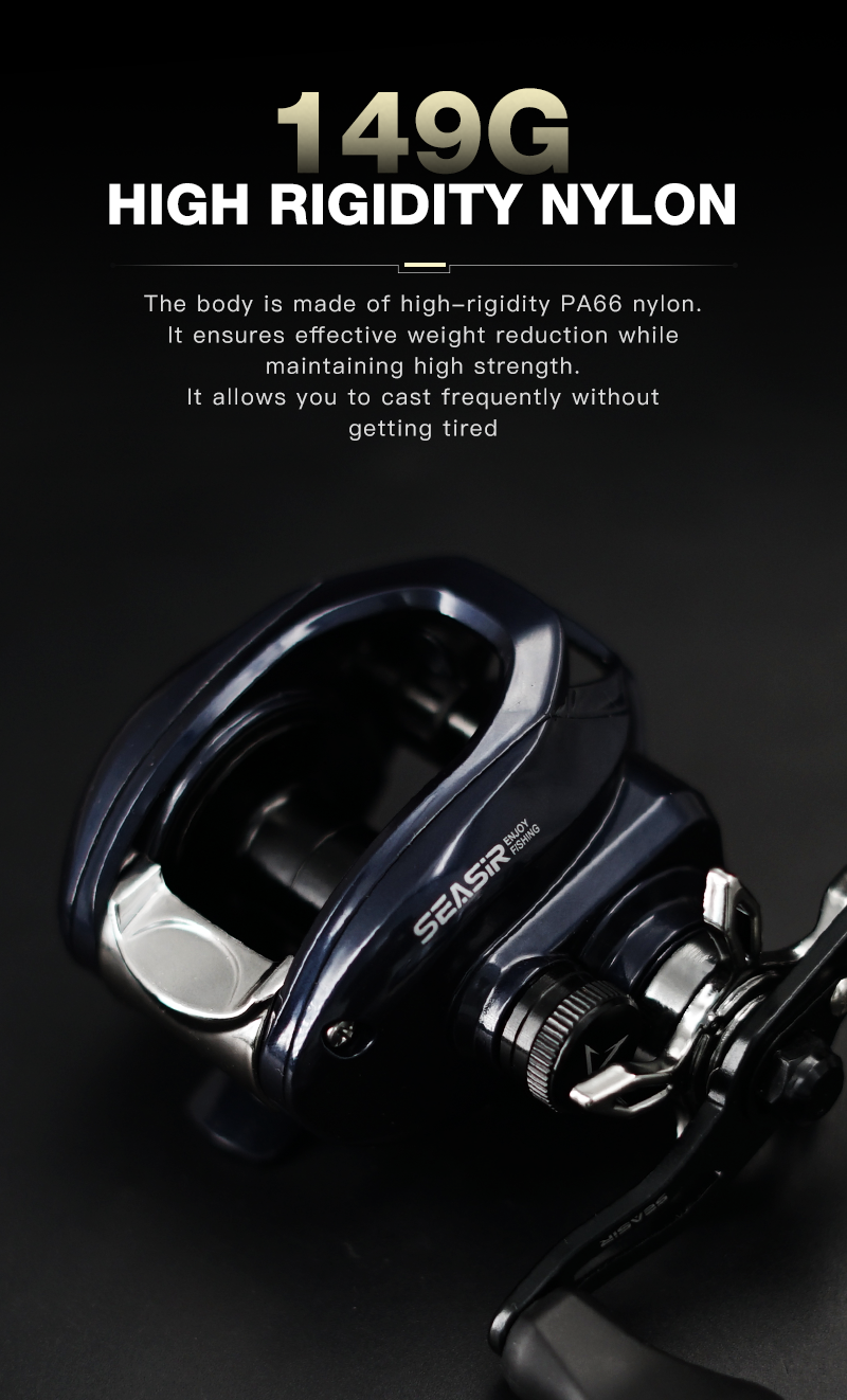 Jual [OFFICIAL] SEASIR VORTEX Reel BC Baitcasting Reel Pacning Drag Clicker, 7.0:1 Rasio Gear ...