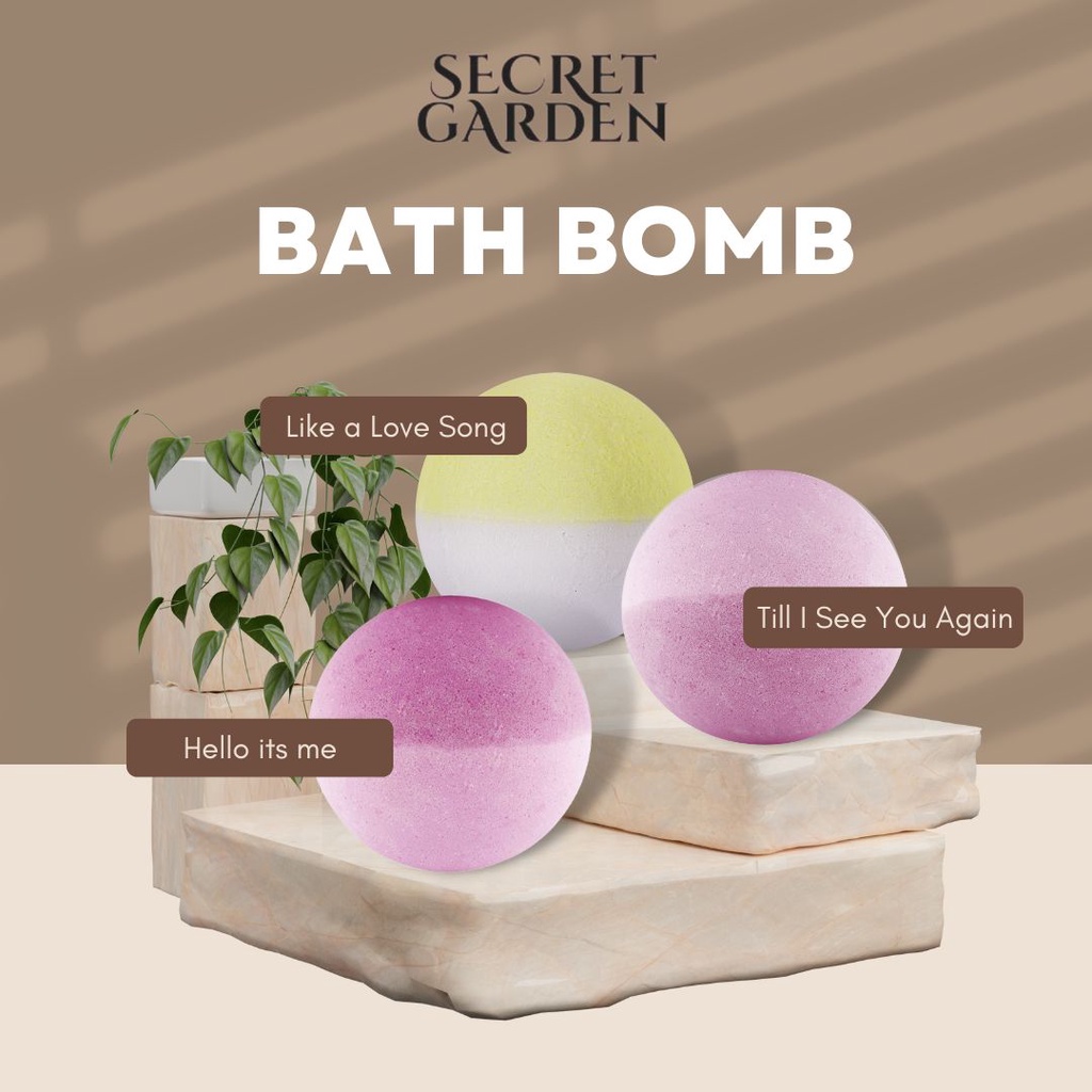 Jual Secret Garden - Bath Bomb Aromatherapy 200gr | Sabun Mandi Bathtub ...