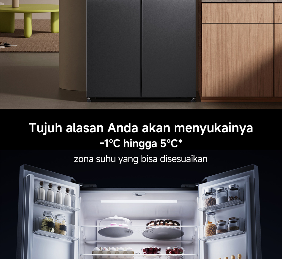 Jual Xiaomi Mijia Refrigerator Cross Door 510L | Smart Control | 510L ...