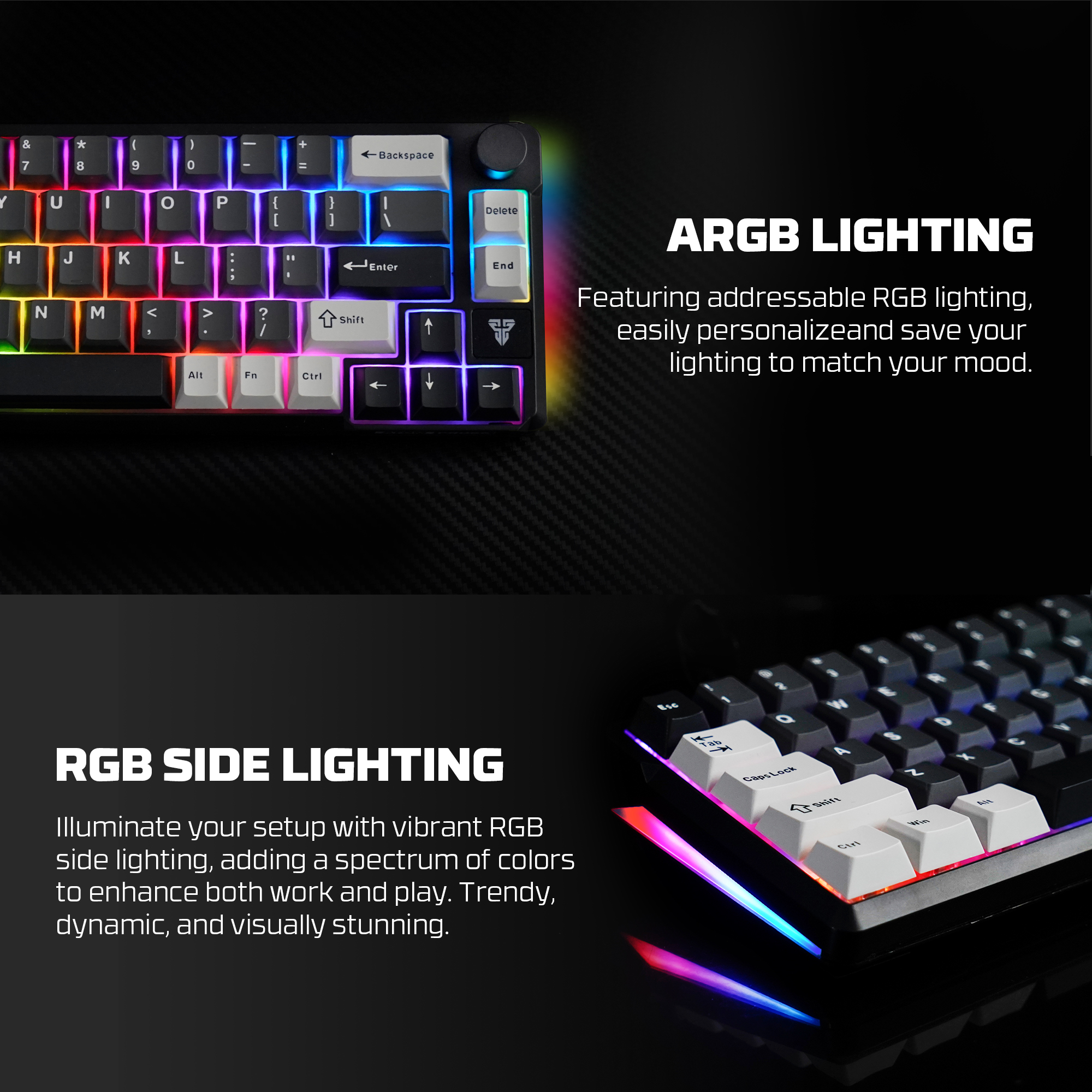 Jual Fantech ATOM PRO 66 Layout 65% Cherry Profile Wireless Keyboard ...
