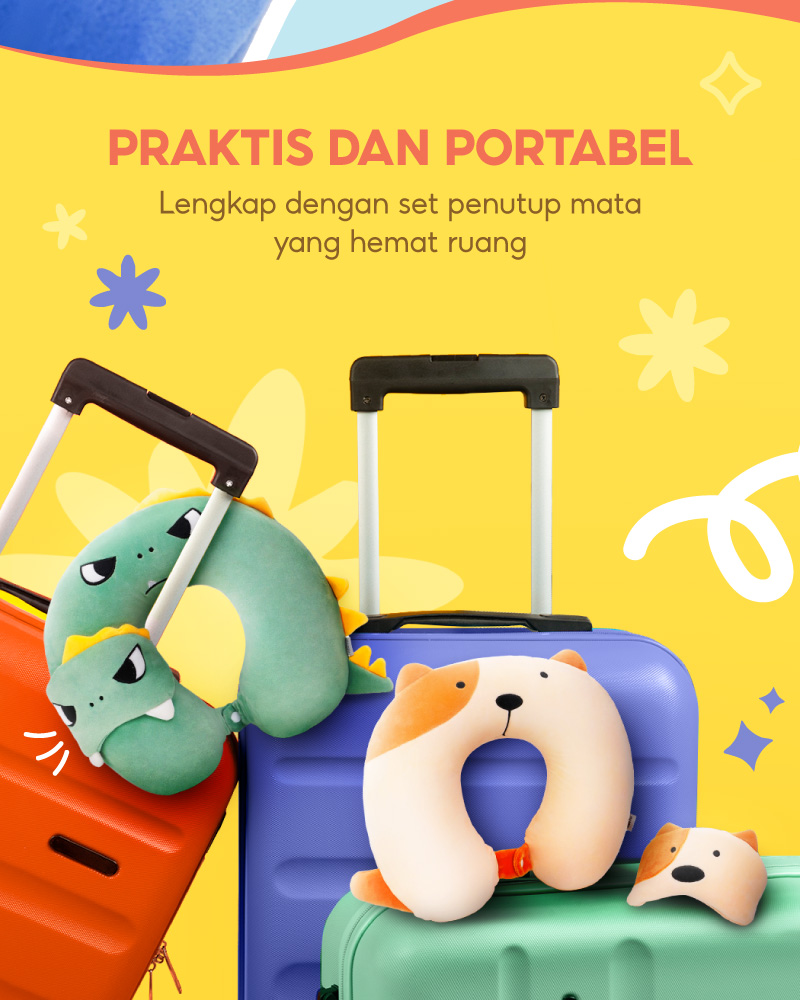 Jual OHSOME Alba Sol Set Masker Mata dan Bantal Leher Seri Hewan Hiu ...