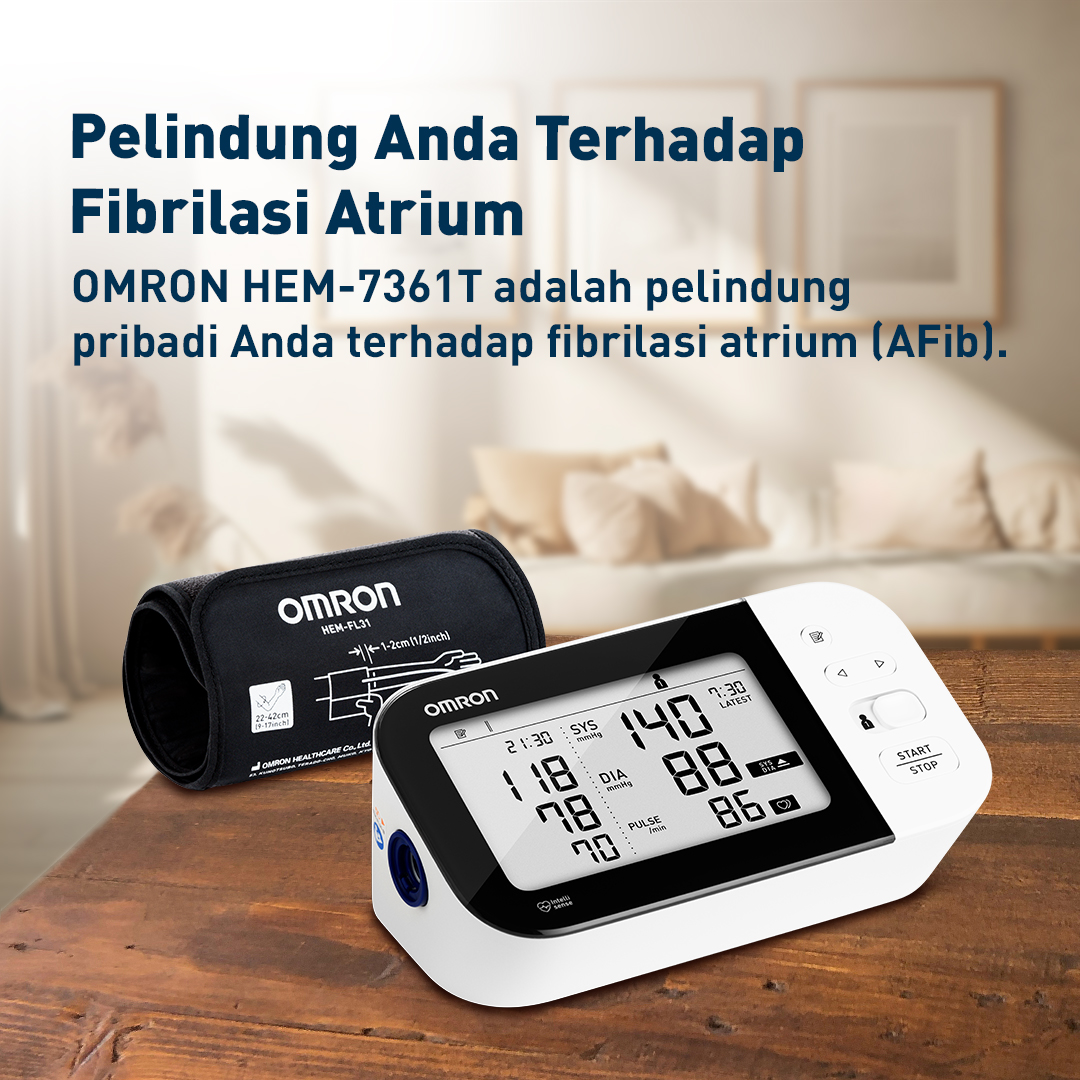 Jual Omron HEM-7361T Blood Pressure Monitor | Shopee Indonesia