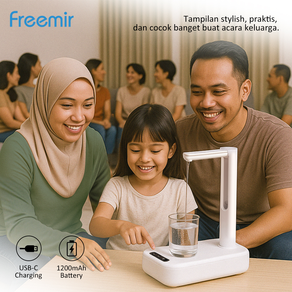 Jual [Updated OFFICIAL] freemir Pompa Air Galon Elektrik Otomatis ...