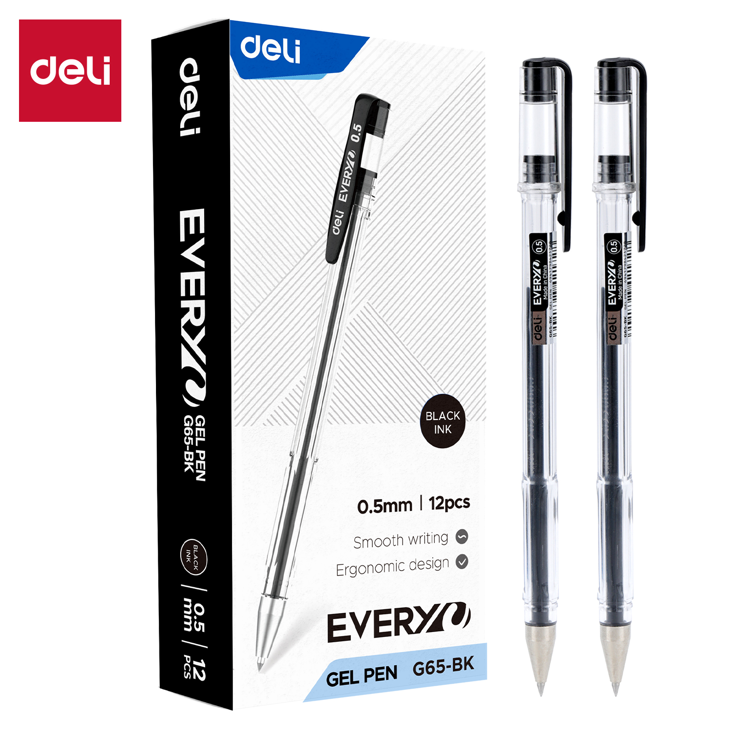 Jual Deli Pulpen Gel / Gel Pen 0.5 mm Nyaman Digenggam EG65 1 PCS | Shopee Indonesia