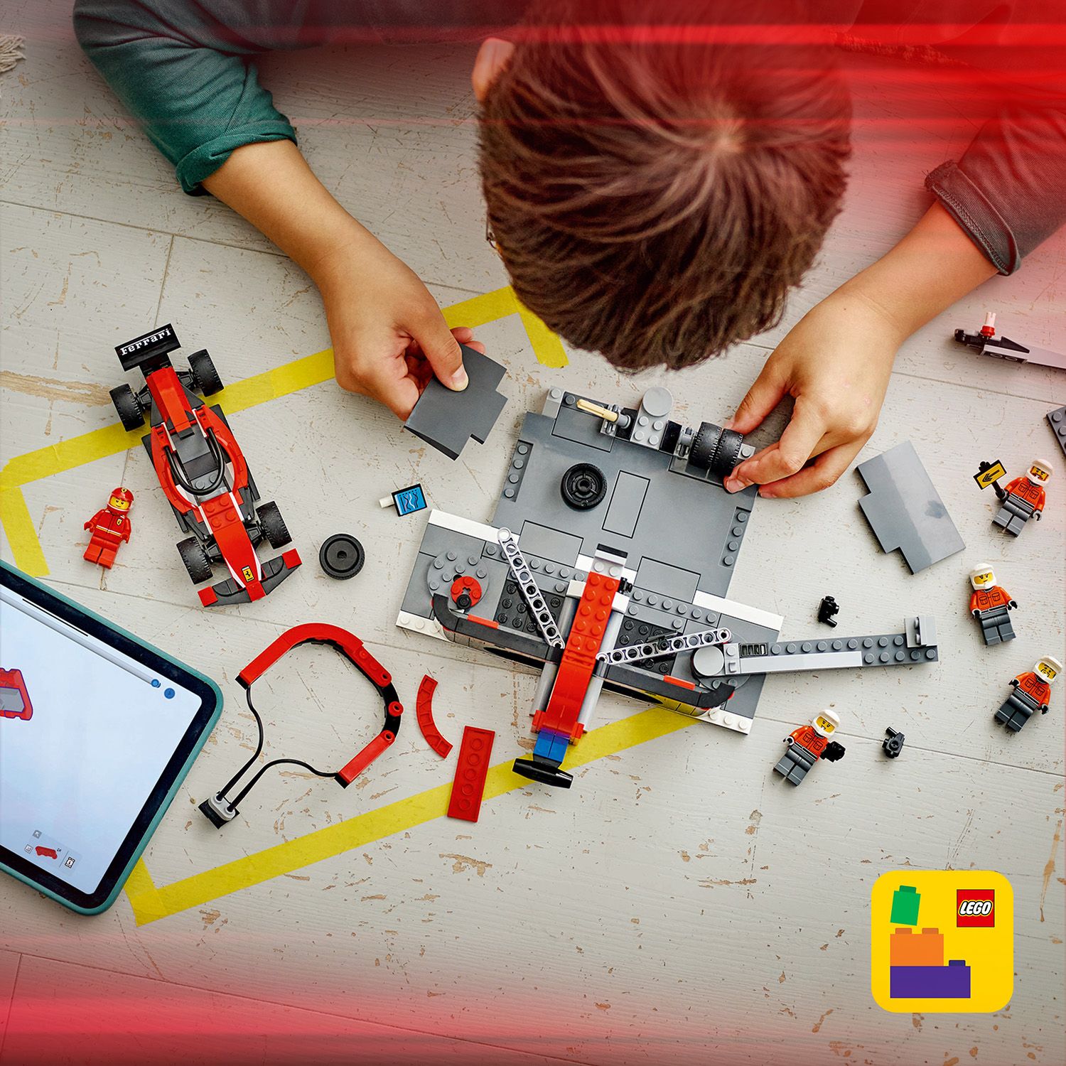 Jual LEGO City 60443 F1 Pit Stop & Pit Crew with Ferrari Car (322 ...