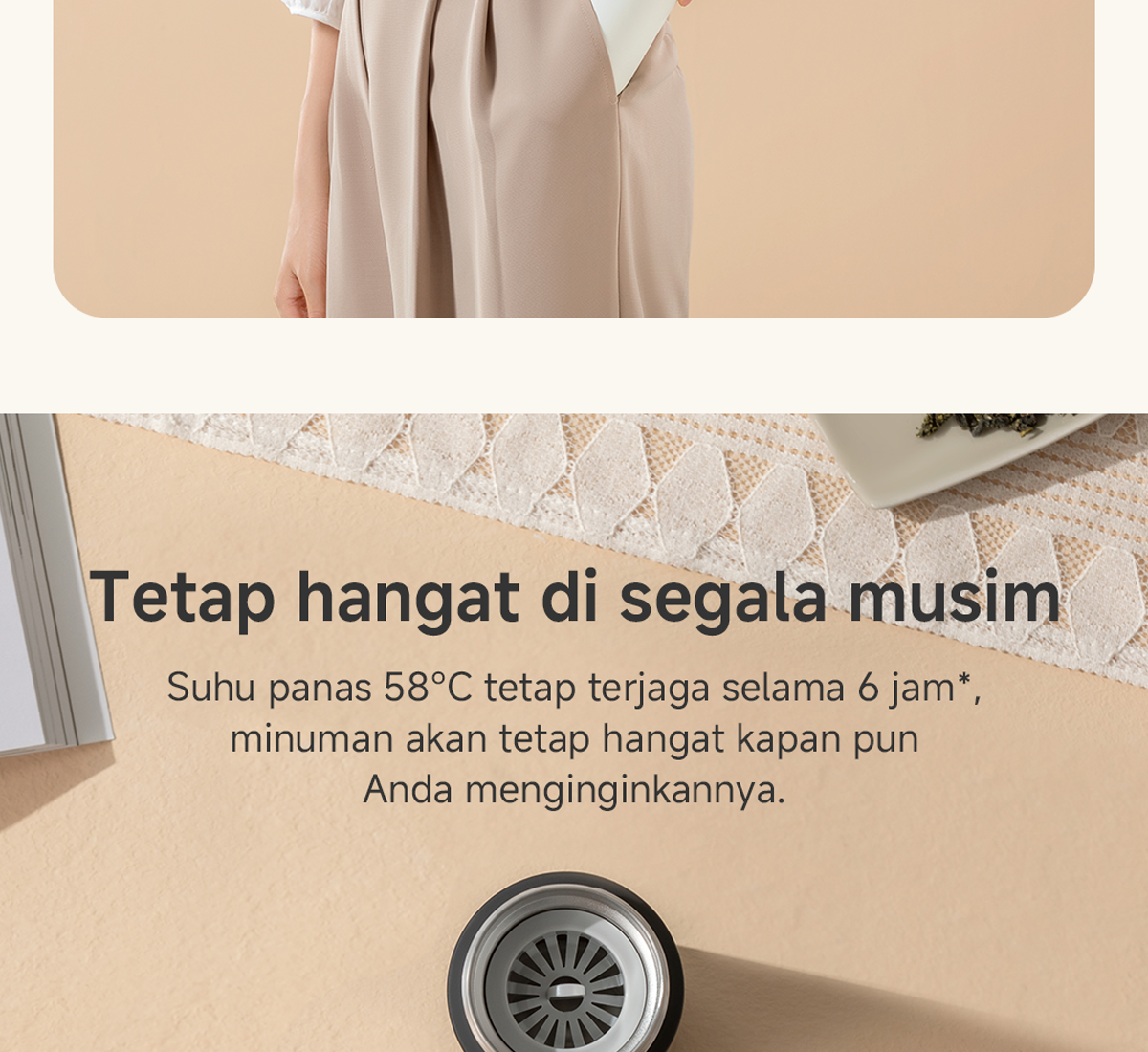 Jual Xiaomi Insulated Water Bottle | Tetap Hangat dan Dingin hingga 6 ...