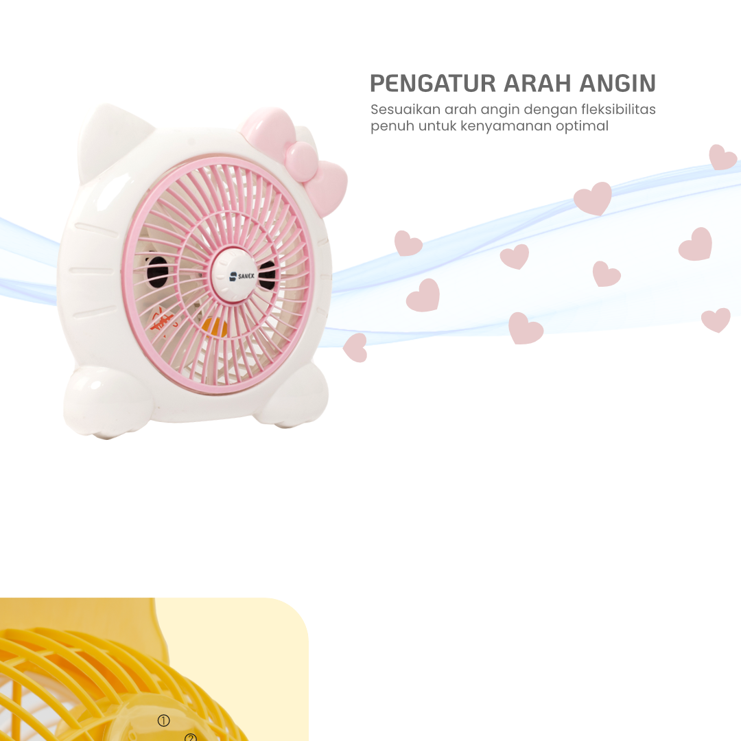 Jual SANEX Kipas Angin Karakter Domba 8 Inch KK-806 SH | Shopee Indonesia