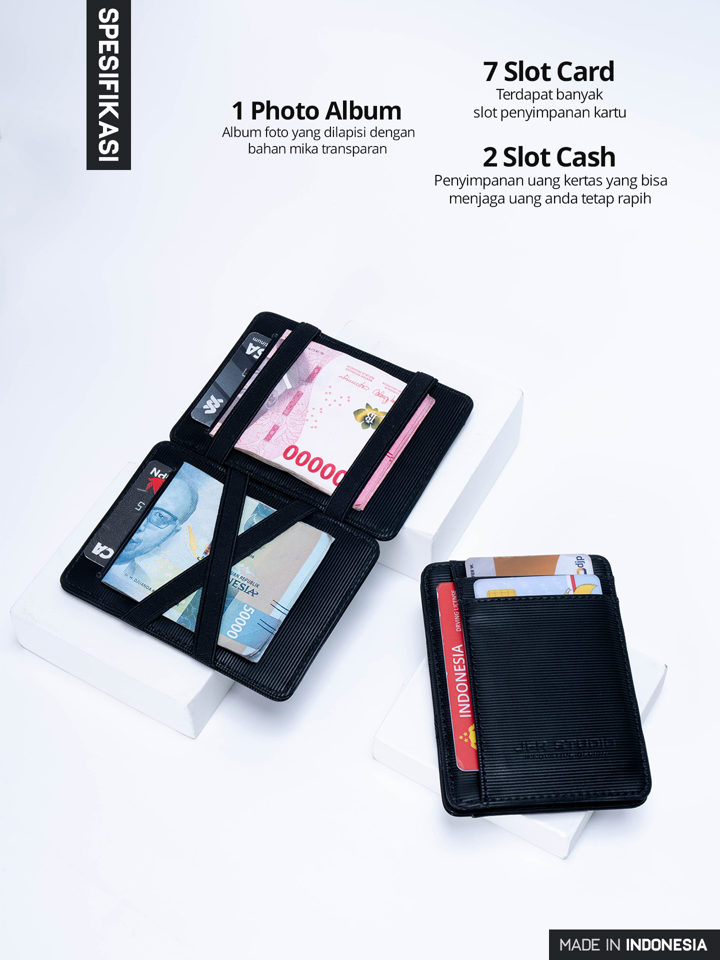 Jual JFR Bada Flip Magic - Dompet Kartu Bahan Kulit Premium CH07 ...