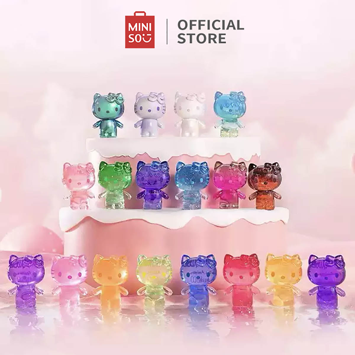 Jual Miniso x HELLO KITTY 50th Anniversary Sweet Candy Series Blind Box ...
