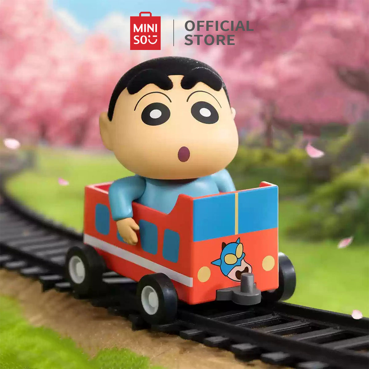Jual Miniso Kotak Buta Blind Box Crayon Shin-chan Train Squad | Shopee ...