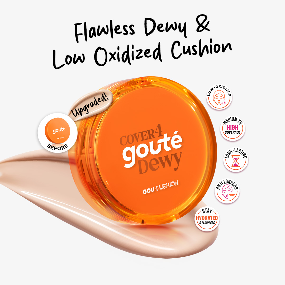 Jual Goute Cushion Cover 4 Dewy - Flawless Minim Oksidasi & Ringan Long ...