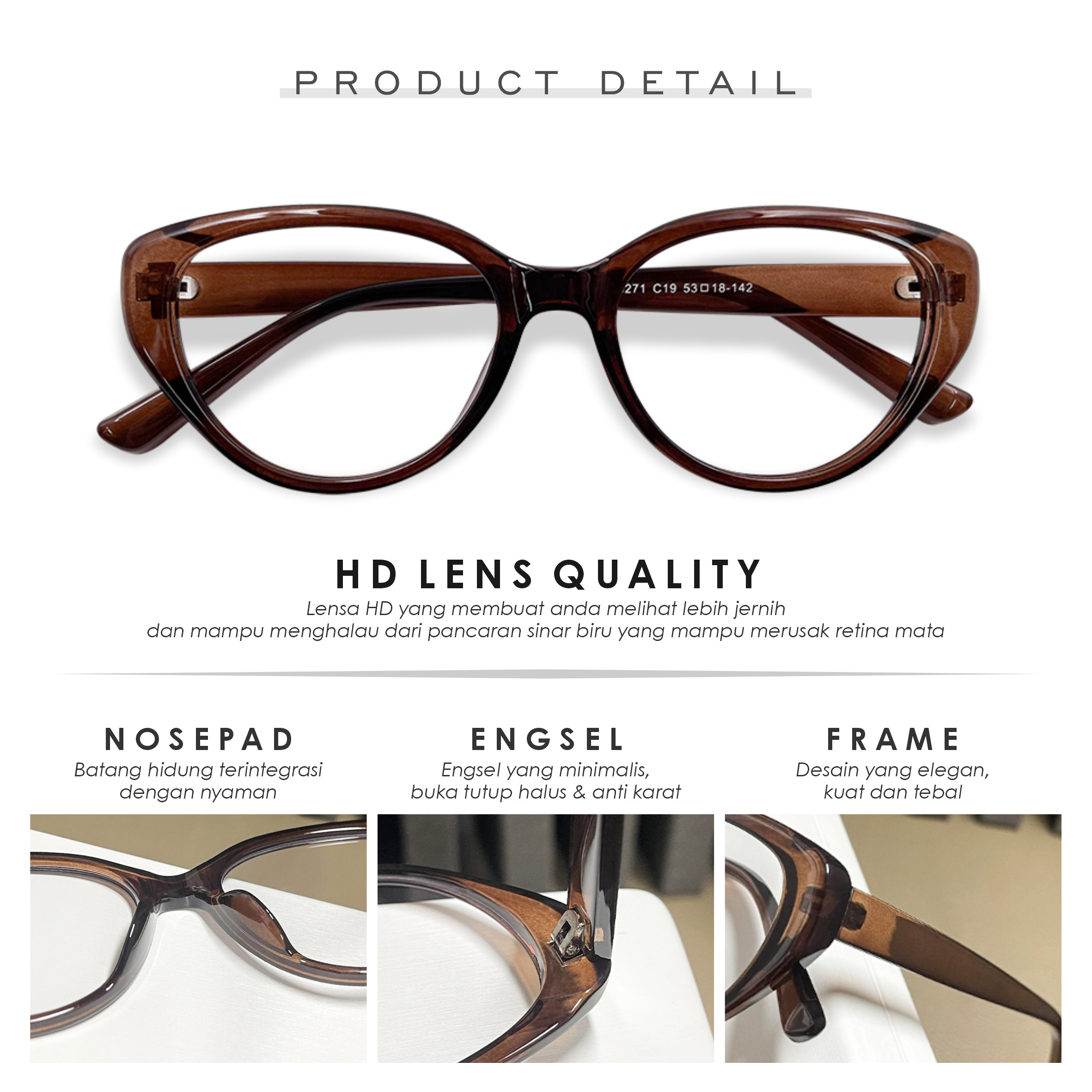 Jual Dairona Eyewear Kacamata Photocromic Minus Anti Radiasi Anti ...