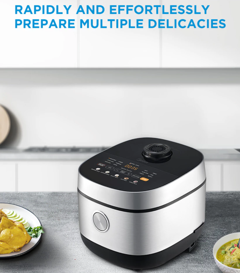 Jual Midea Digital Rice Cooker 1.8L - MB-FS5021W - Non Stick Coating ...