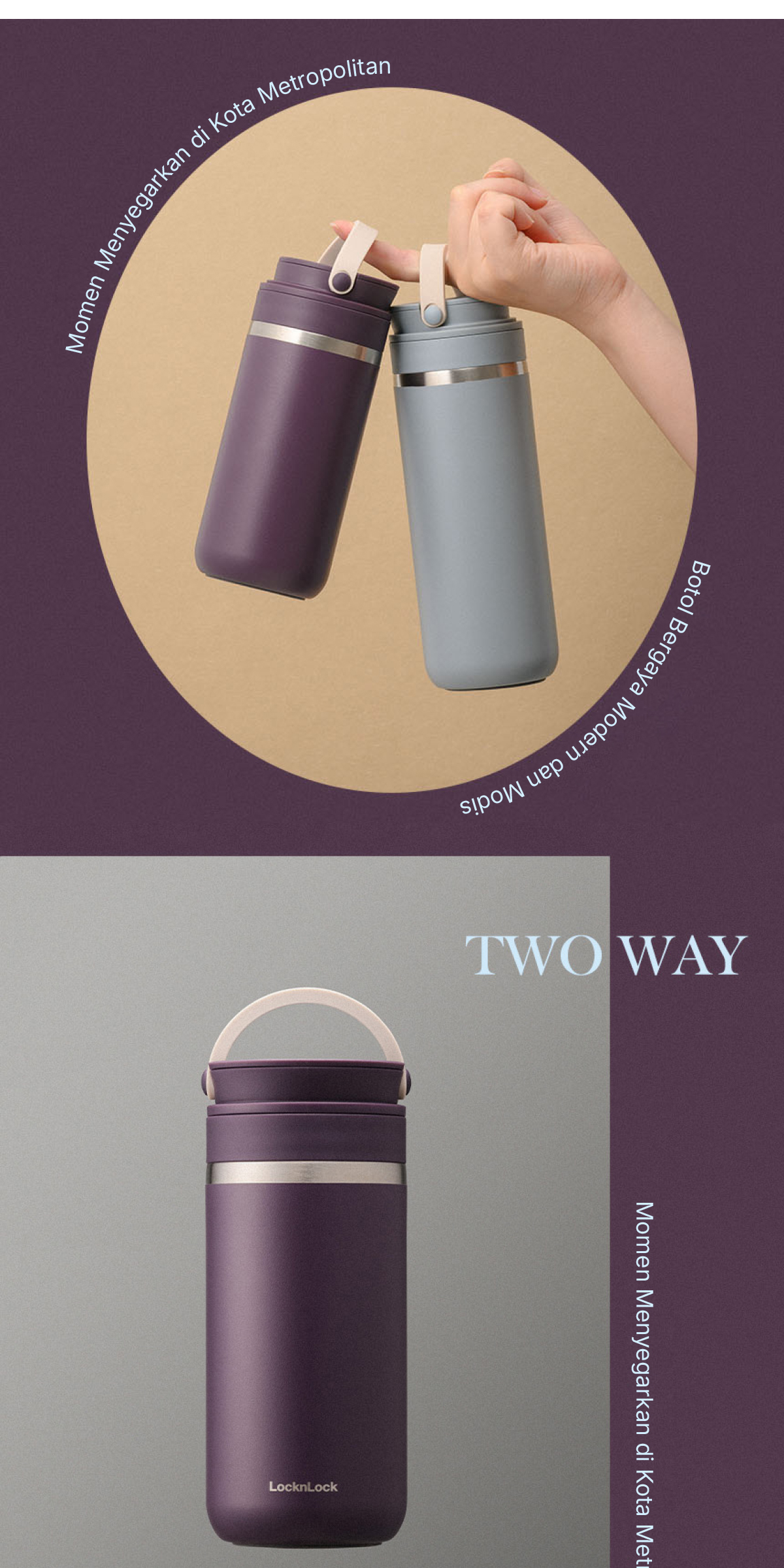 Jual LocknLock Metro Two-way Tumbler 475ml - LHC4274 | Shopee Indonesia