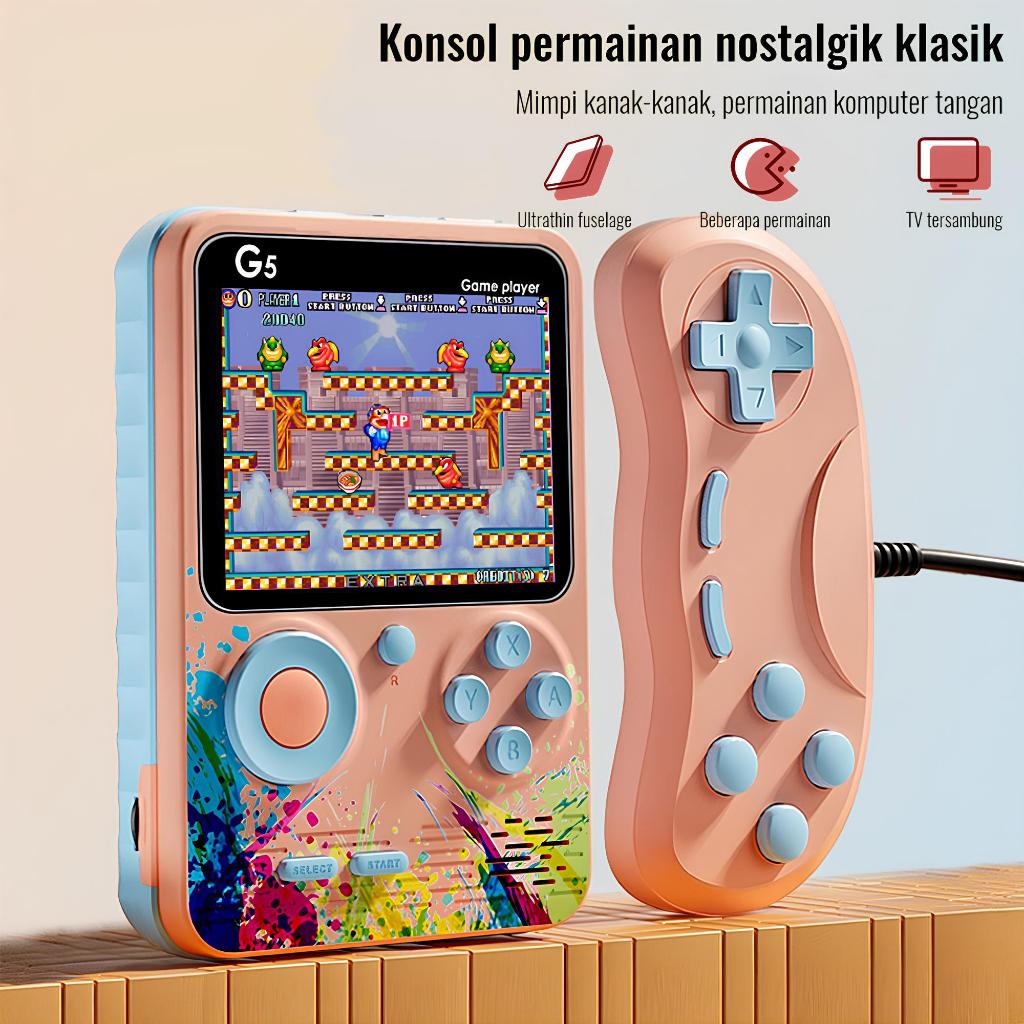 Jual UPLU Game Bot Jadul Retro Mini Portable Gameboy 500 in 1 Games ...