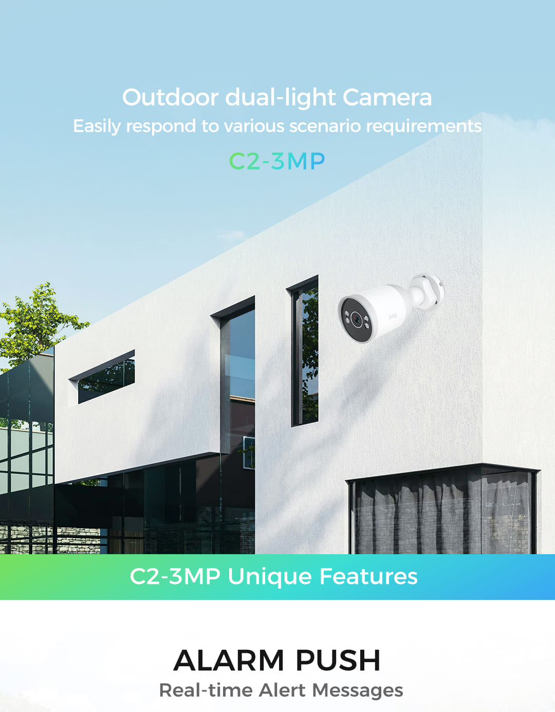 Jual JAIFY C2-3MP IP66 Smart Outdoor CCTV 2K+ Full color Night Vision ...