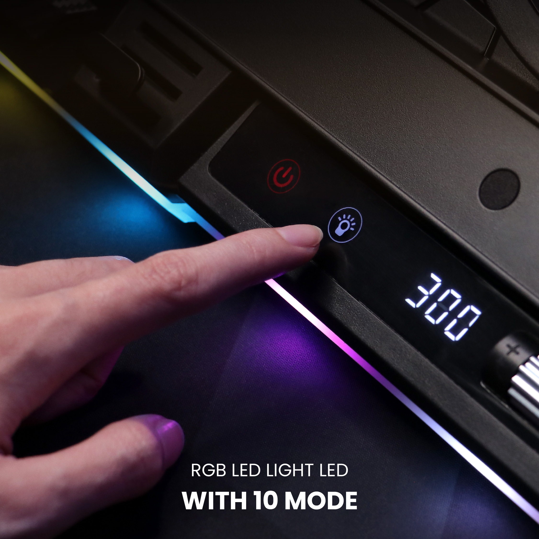 Jual Rexus B300 Cooling Pad Breeze Max RGB - Laptop Cooler 2200RPM ...