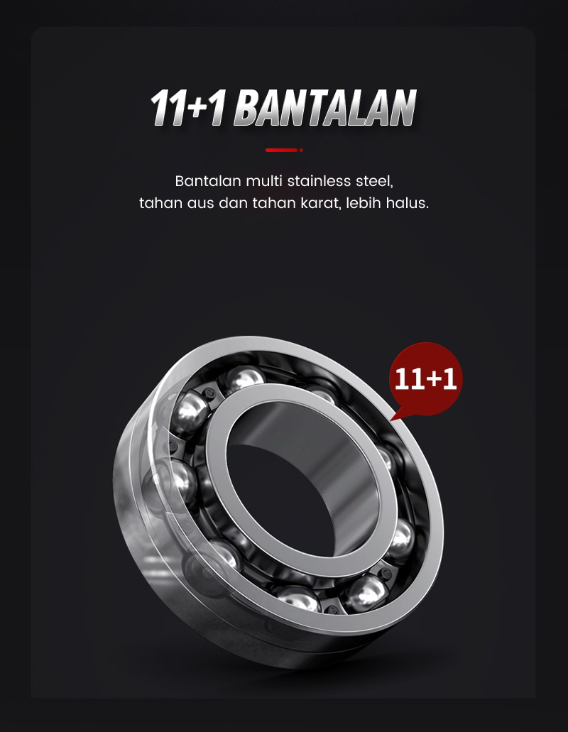 Jual [OFFICIAL] SEASIR MANSORY Reel Pancing Baitcasting, 2 Spool Kumparan + Gagang Pegangan ...