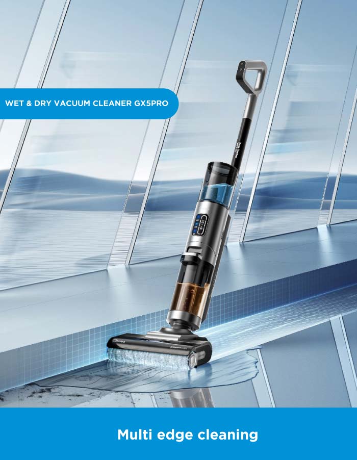 Jual [GRATIS VACUUM] Midea MWD-GX5Pro Wet and Dry Cordless Stick Vacuum Cleaner & Floor Washer ...