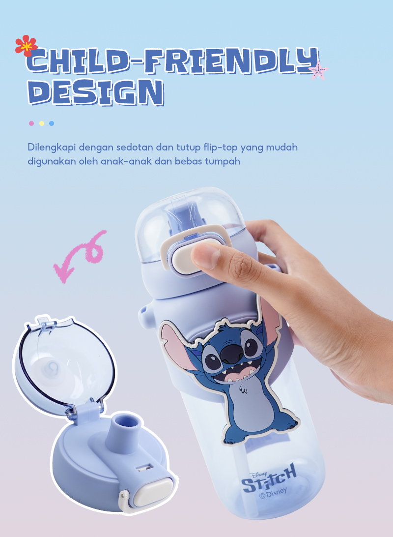 Jual 【OHSOME x Disney】-Thermos Water Bottle Stitch Disney Series Botol ...