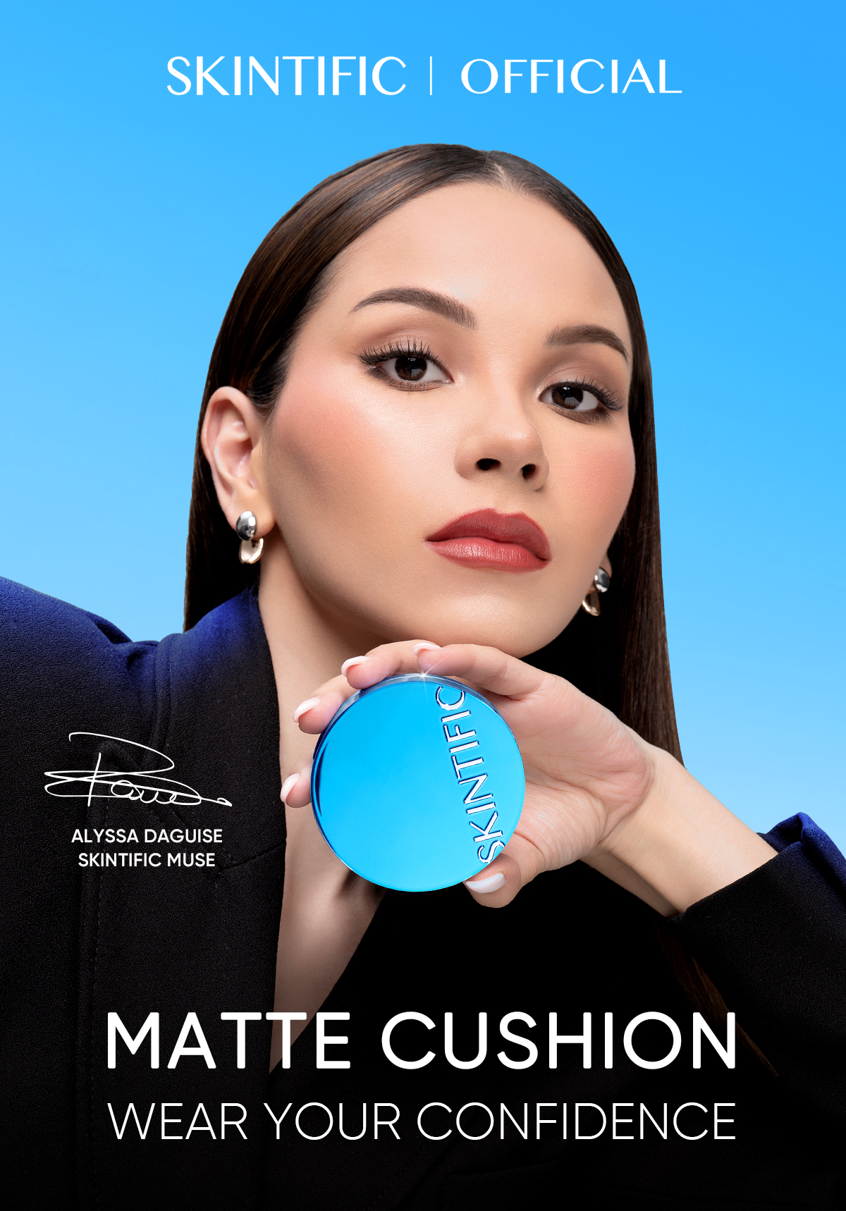 Jual SKINTIFIC | 2PC Makeup Set - Perfect Matte Cushion foundation ...