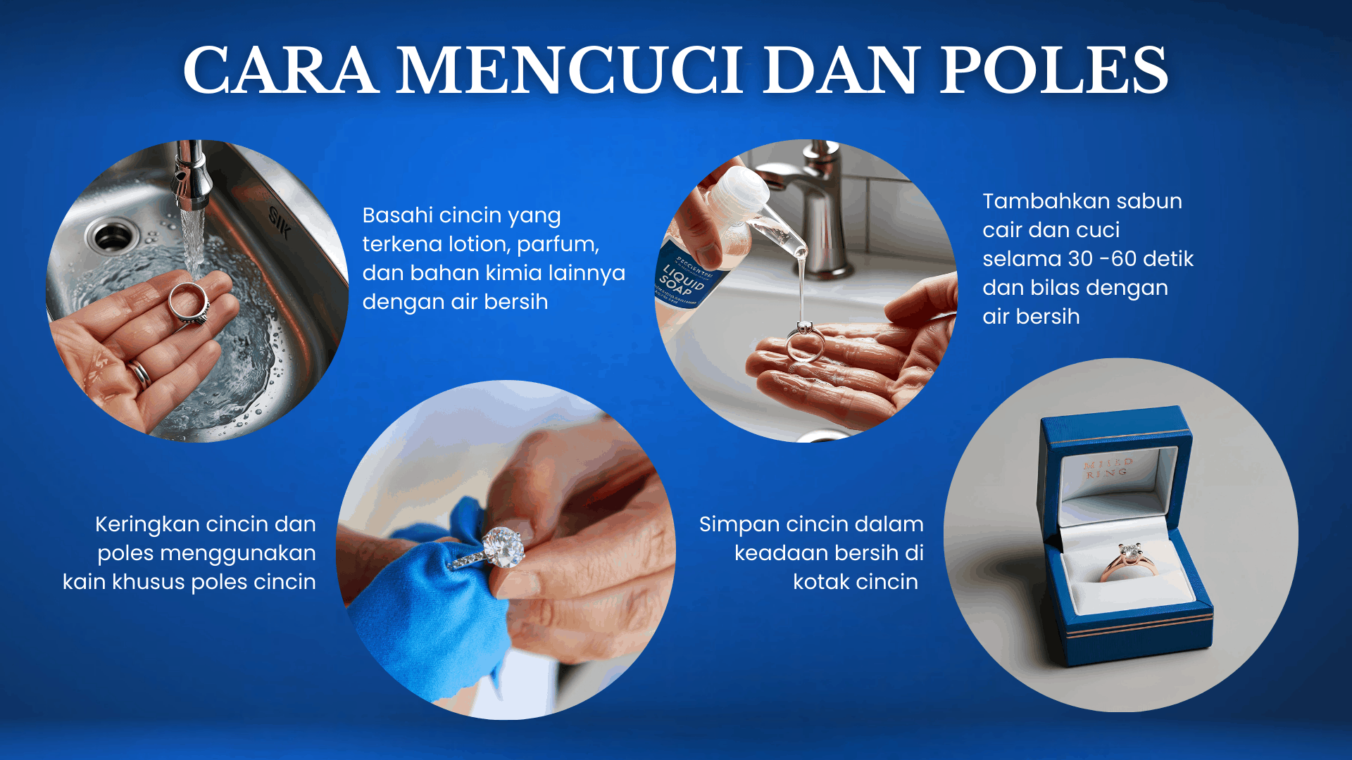 Jual Cincin Tunangan Perak Platinum 950 Lapis Emas 18K Berlian ...