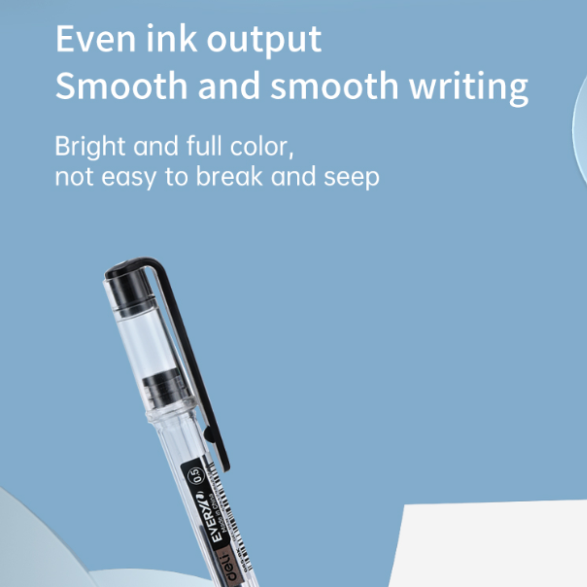 Jual Deli Pulpen Gel / Gel Pen 0.5 mm Nyaman Digenggam EG65 1 PCS | Shopee Indonesia