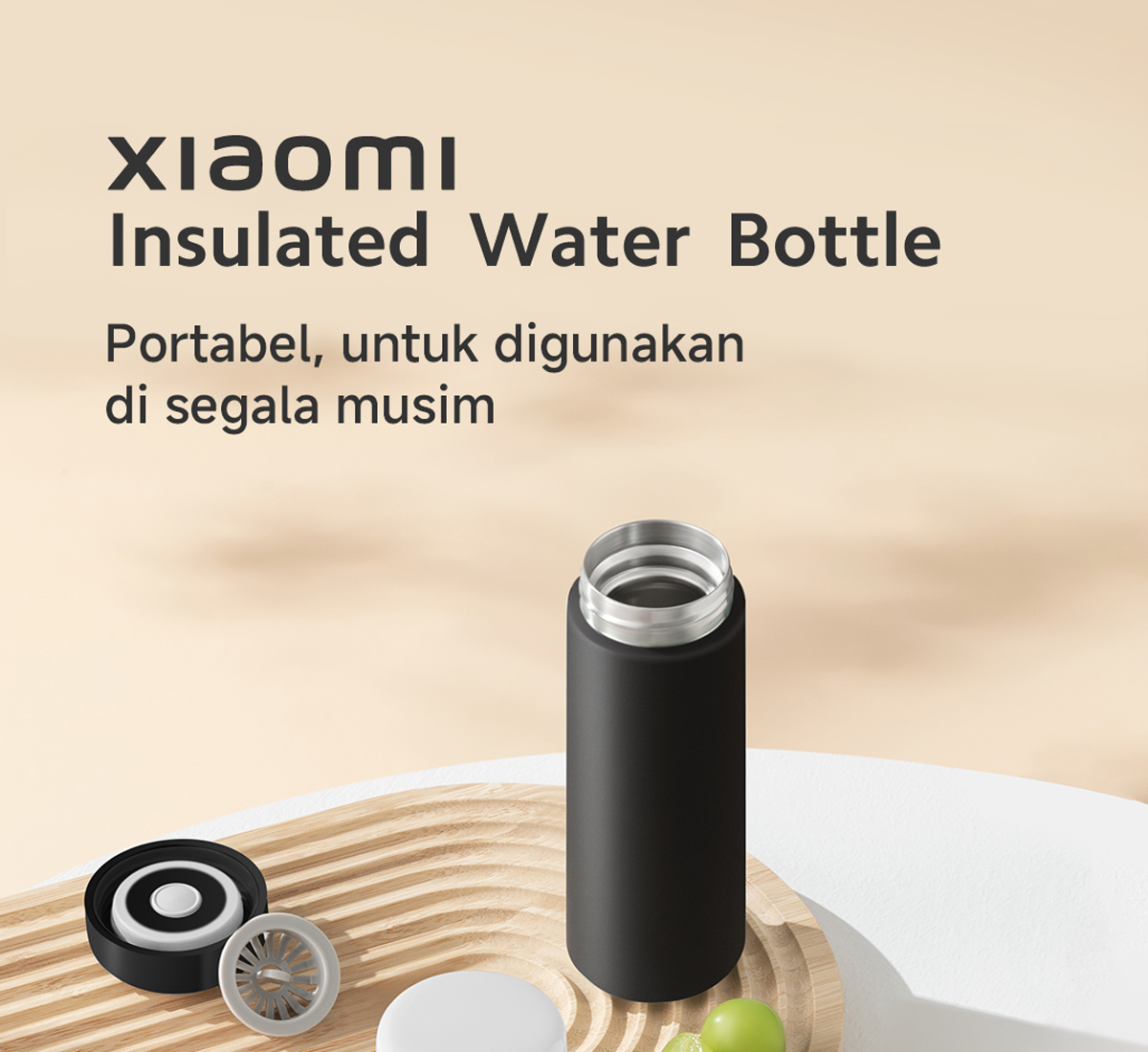 Jual Xiaomi Insulated Water Bottle | Tetap Hangat dan Dingin hingga 6 ...
