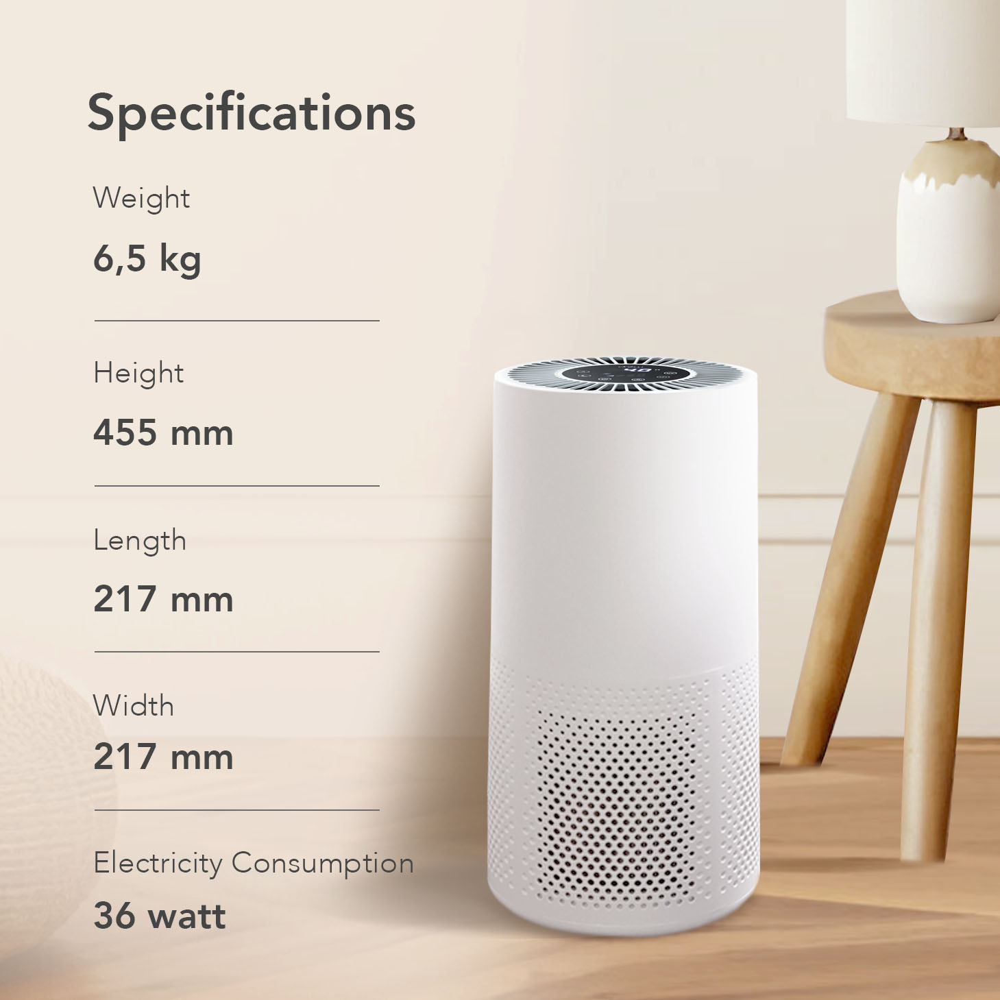 Jual DREW Air Purifier - PURE 5 - Pembersih Udara Dengan Hepa Filter ...
