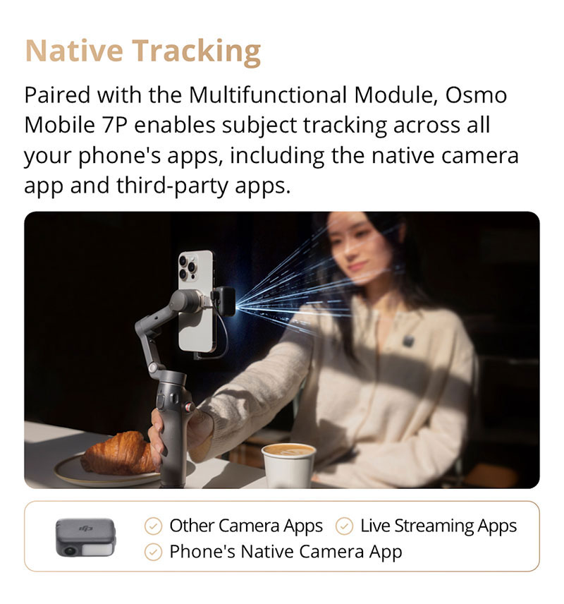 Jual DJI Osmo Mobile 7 - Smartphone Gimbal Stabilizer | Native Tracking ...