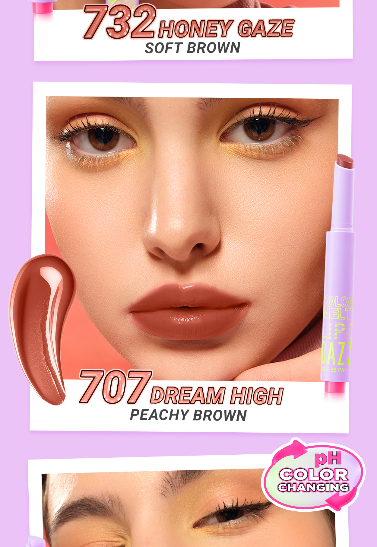 Jual DAZZLE ME Color Chrome Melt To Dew Lip Click - Lip Gloss Tinted ...