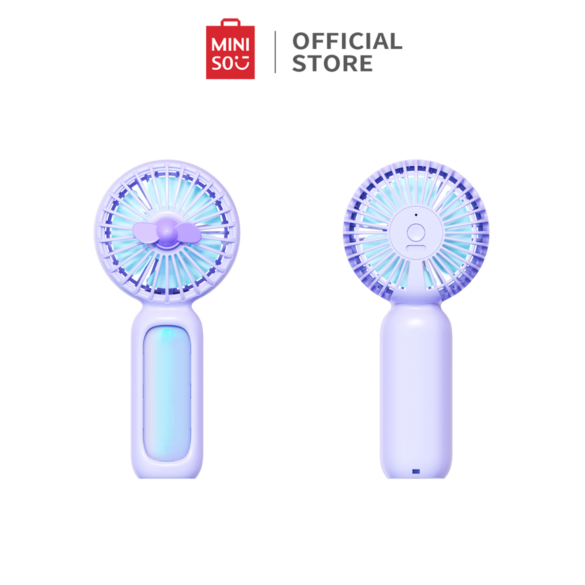 Jual MINISO Kipas Meja Kecil Colorful Handheld Fan Kompak dan Ringan ...