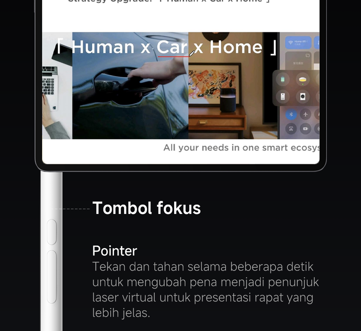 Jual Xiaomi Focus Pen | 8192-level sensitivity | 120Hz sampling rate | 3ms low latency |11 jam ...