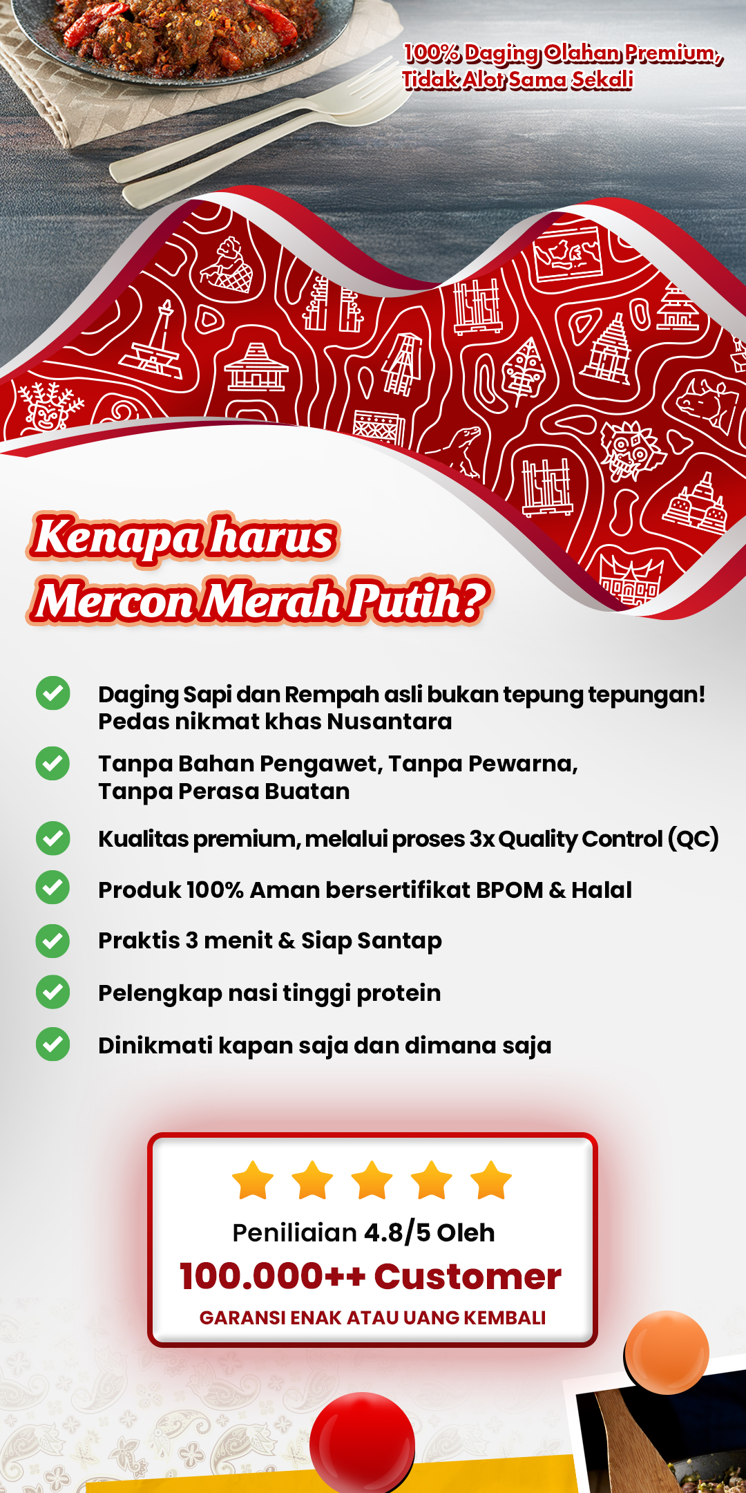 Jual [JAMINAN HARGA TERMURAH] - Combo Bertiga 3 Pack Oseng Mercon ...