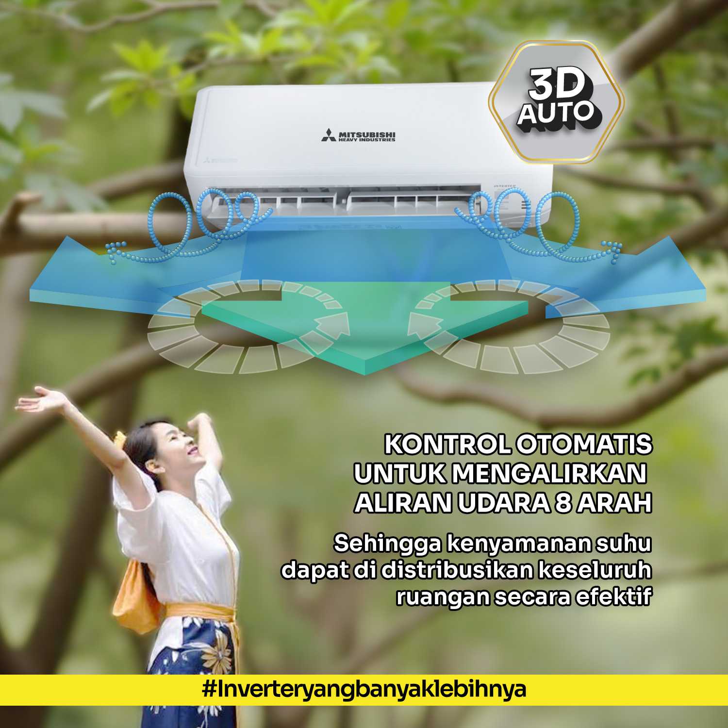 Jual MITSUBISHI AC 2,5 PK INVERTER DELUXE SRK24YYM-W3 EON SERIES ...