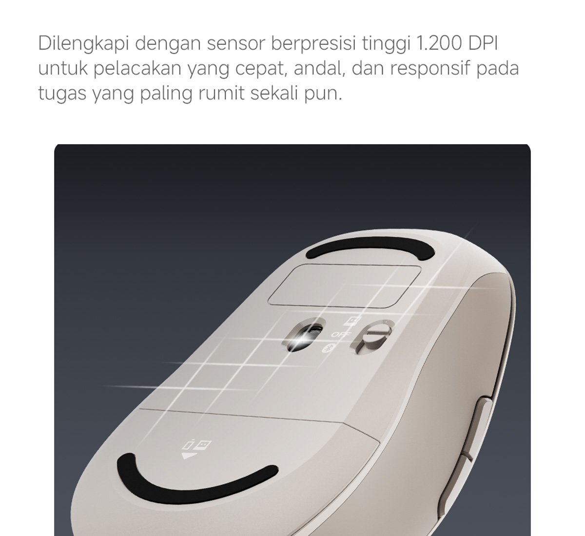 Jual Xiaomi Dual mode Wireless Mouse 2 | Precise 1200 DPI Sensor | 2 ...