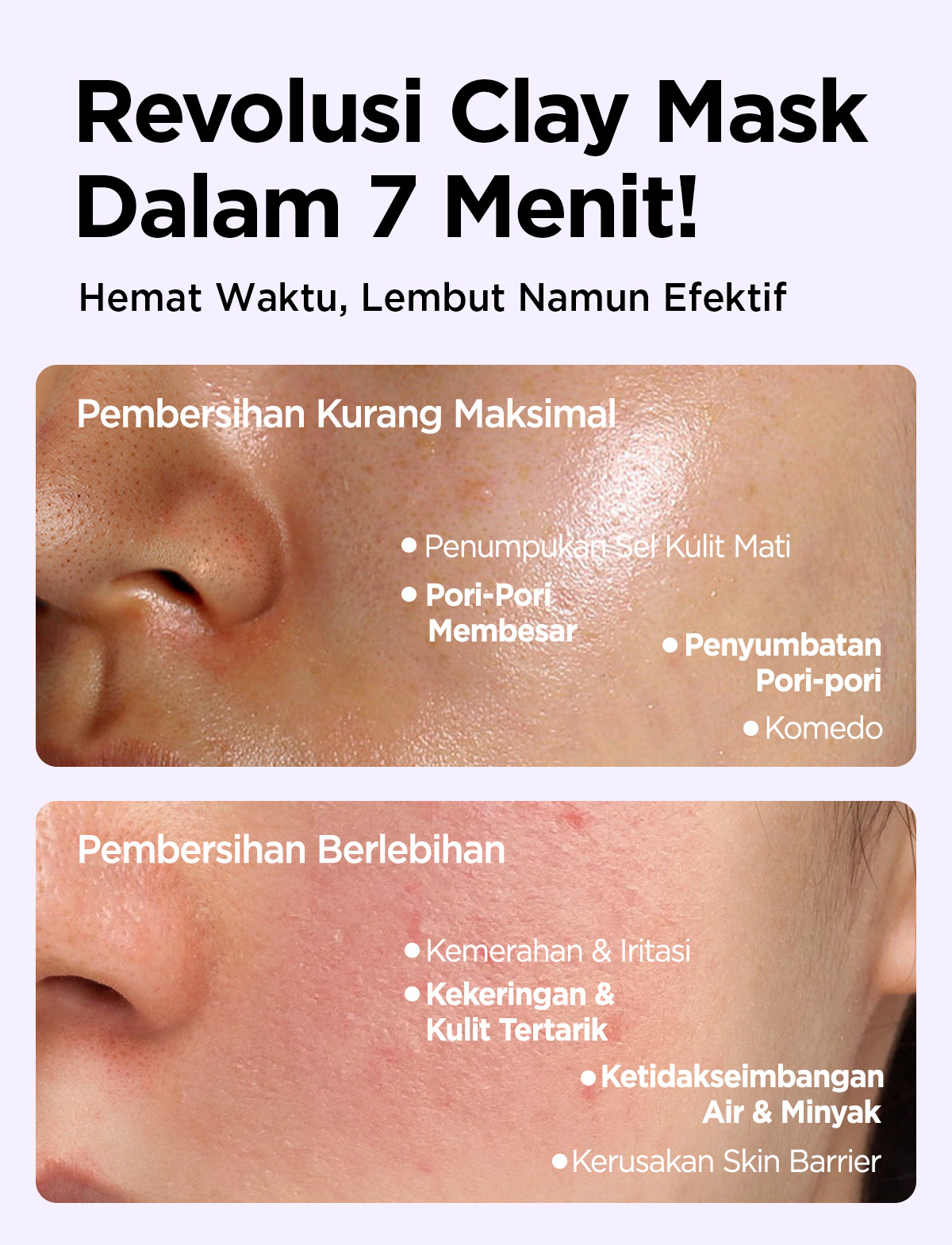 Jual FOCALSKIN Oil Control & Glowing Clay Mask Color Clay Mask 60g ...