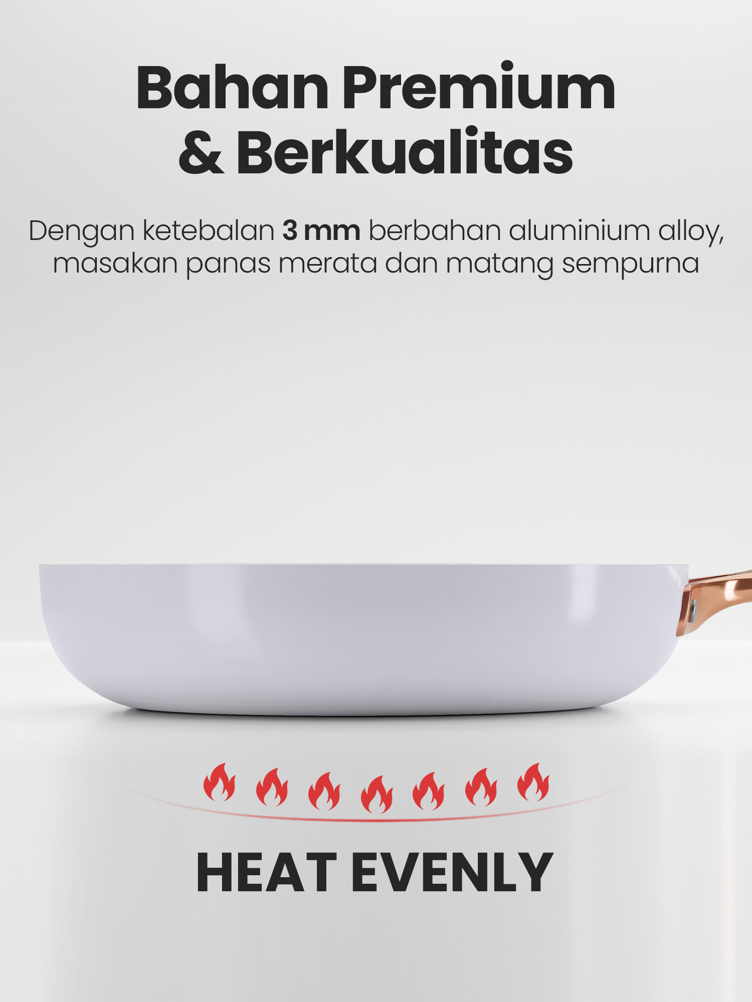 Jual Mecoo Most Aesthetic Premium Non-stick Cookware Set 7 PCS Granit ...